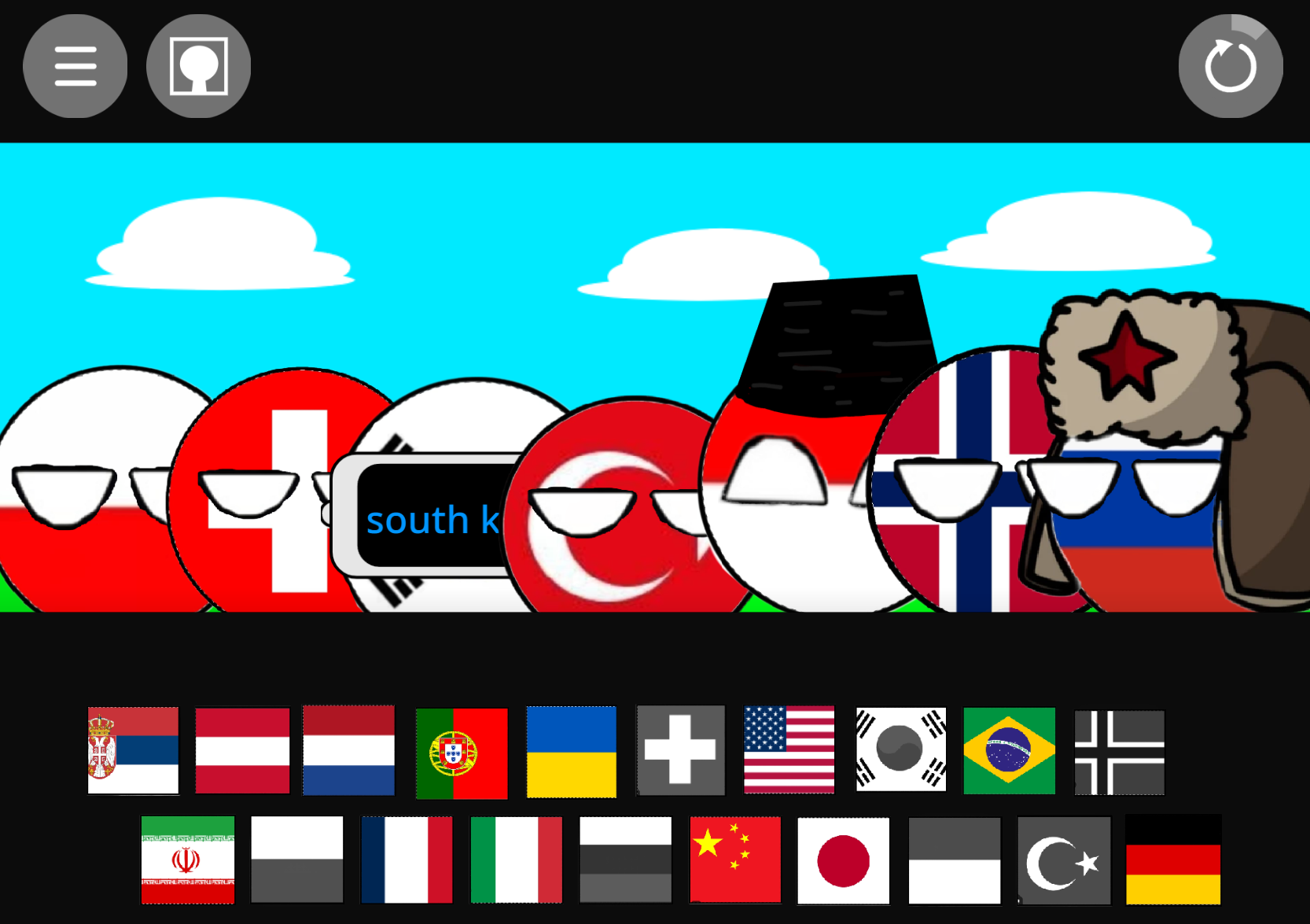 sprunki countryball mod by mystical poland