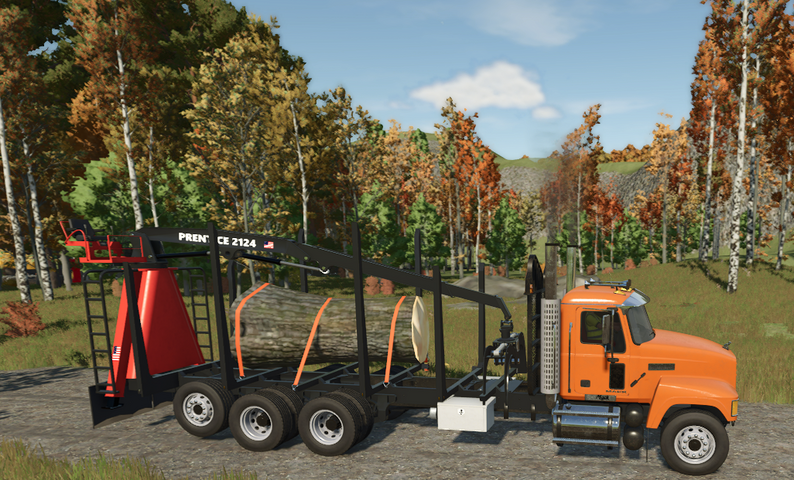 FS25 Mack Loader Truck by jimb045_Logging