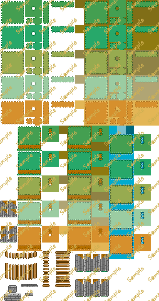 Pixel Art Base Tileset [16x16] - Incland by Chotto Inc