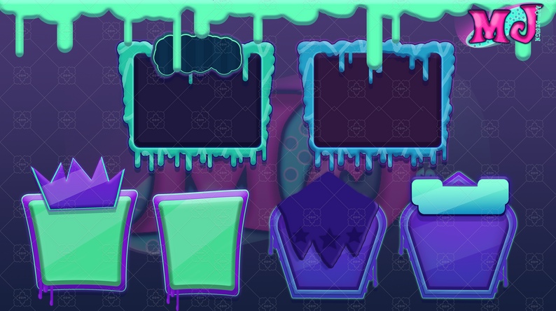 GUI MONSTERS , GUI HALLOWEEN by MarwaMJ