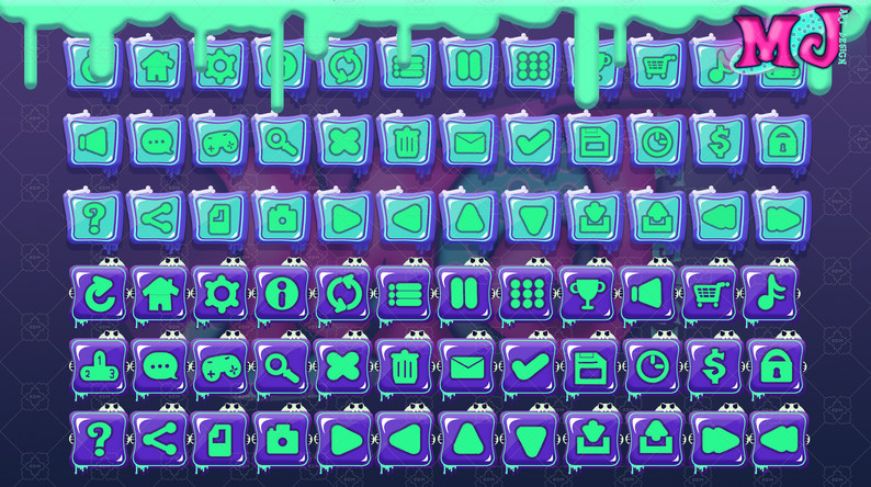 GUI MONSTERS , GUI HALLOWEEN by MarwaMJ