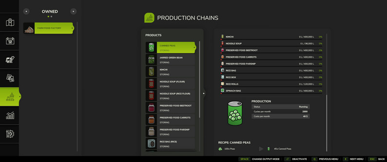 FS25 Small Food Production by asylummodding