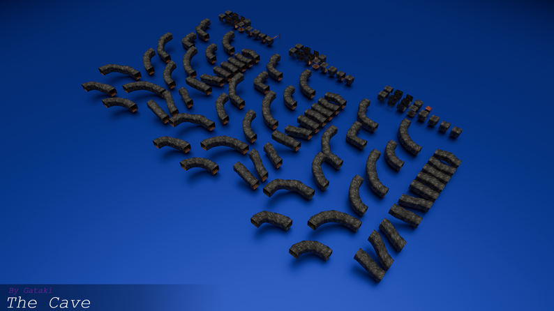 The Cave - Modular Asset Pack by Gataki