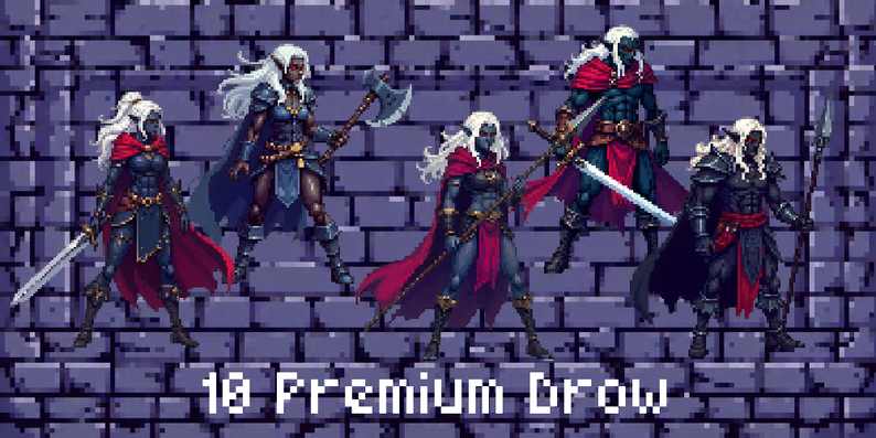 Drow Pack #1 by Mytherata Drow Pack #1 by Mytherata