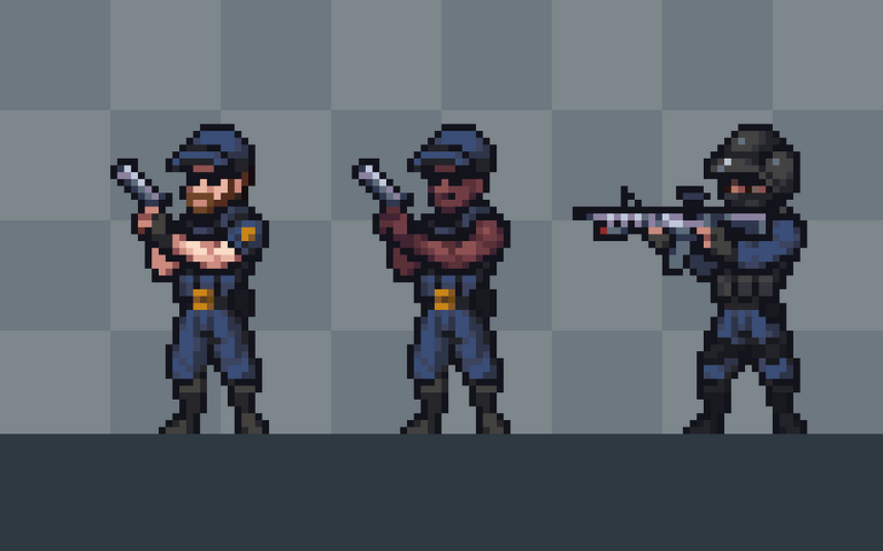 50+ Modern Pixel Art Characters - NPC Pack by GandalfHardcore