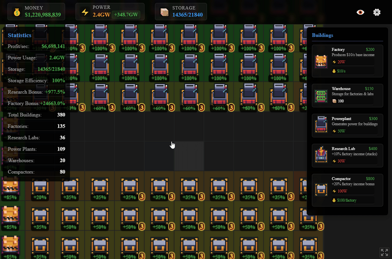 Idle Grid by Lake Country Games