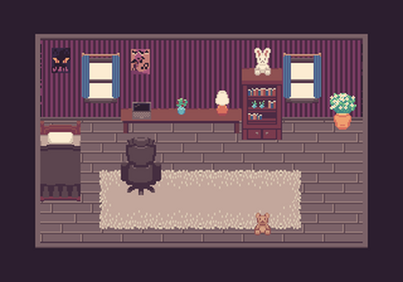 House Interior Tileset 32x32 by Graduation Cat