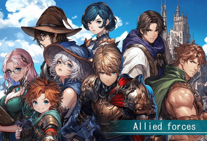 300 Characters + 200 Backgrounds Mega Pack by cogabushi