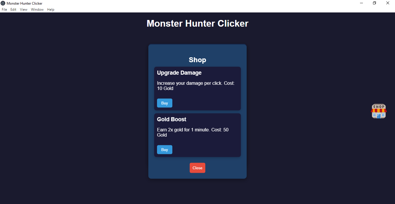 Monster Hunter Clicker by arnxv