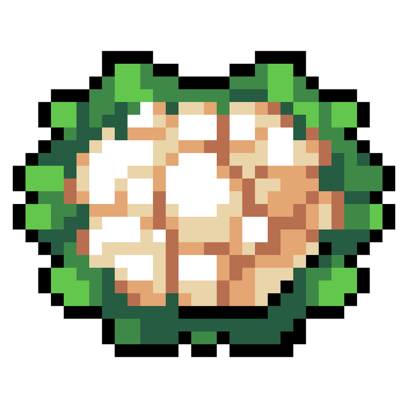 FREE Pixel Art Vegetables Pack by quipinny