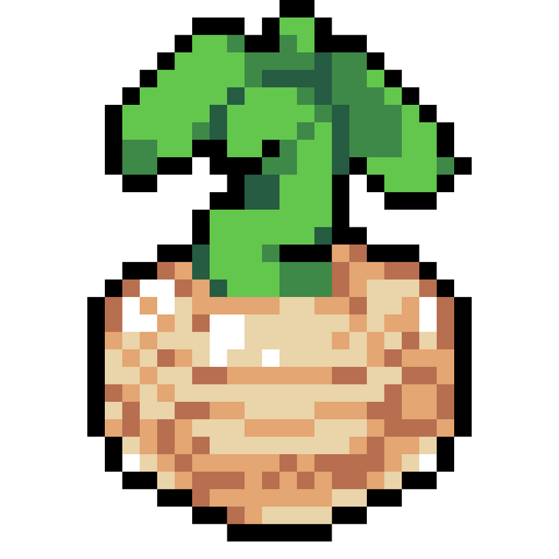 FREE Pixel Art Vegetables Pack by quipinny