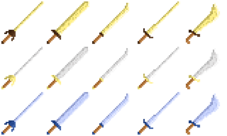 Swords Pixel-art 32x32 by kanmandev