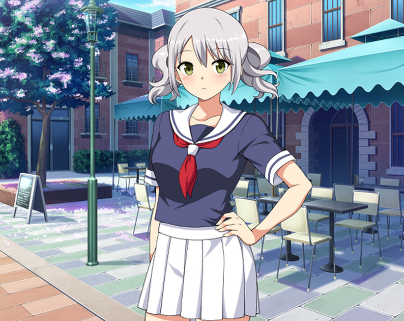 Halfbody Female Character Sprite for VN by sutemo