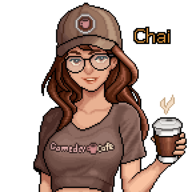 Chai Pixel Bust by Jitsu Koan