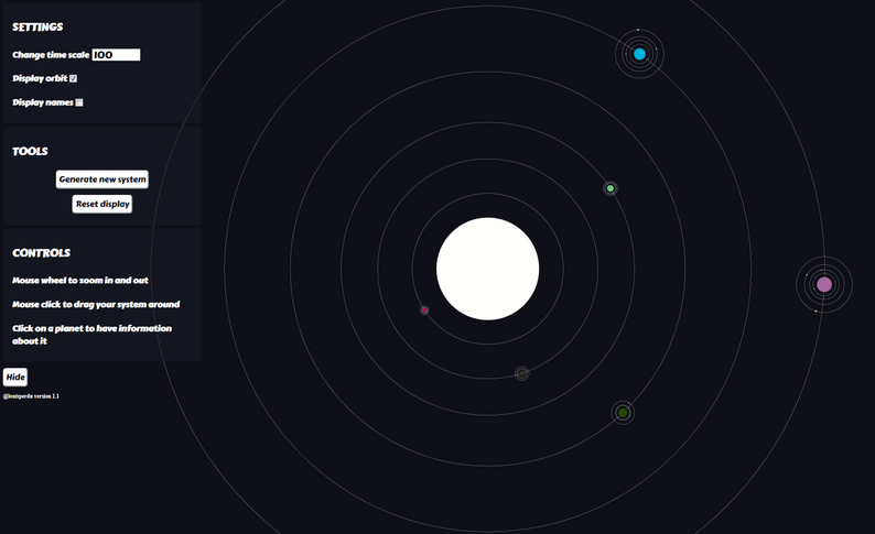 Star system generator by Barkintosh