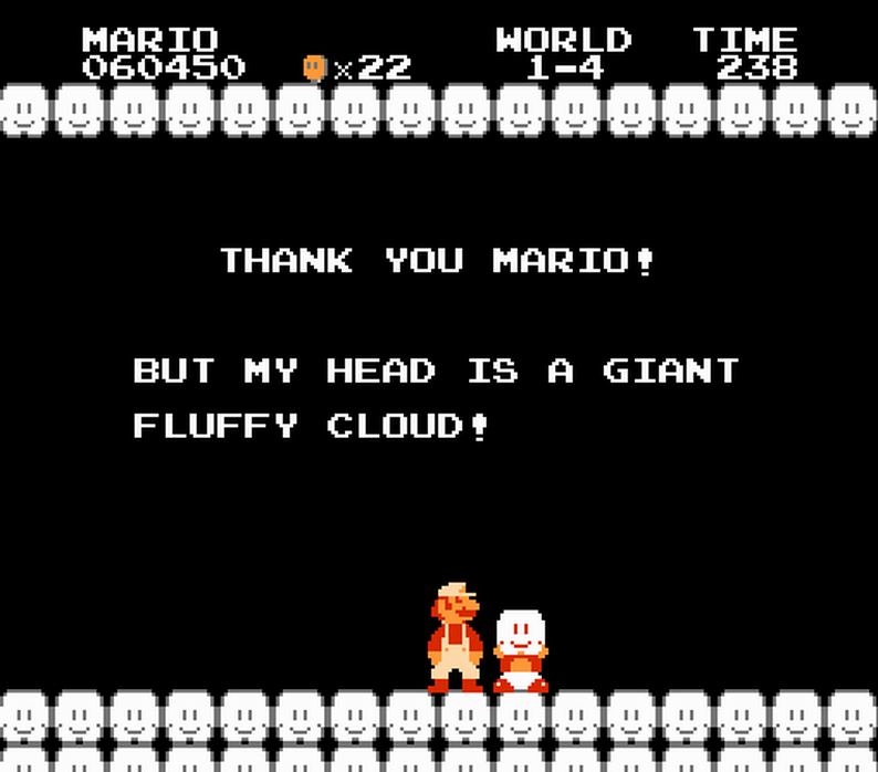 Super Mario: Clouds by Michael Iantorno