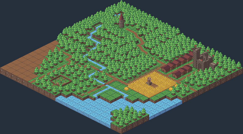 Isometric Isolation by Zato Pixel Cultist