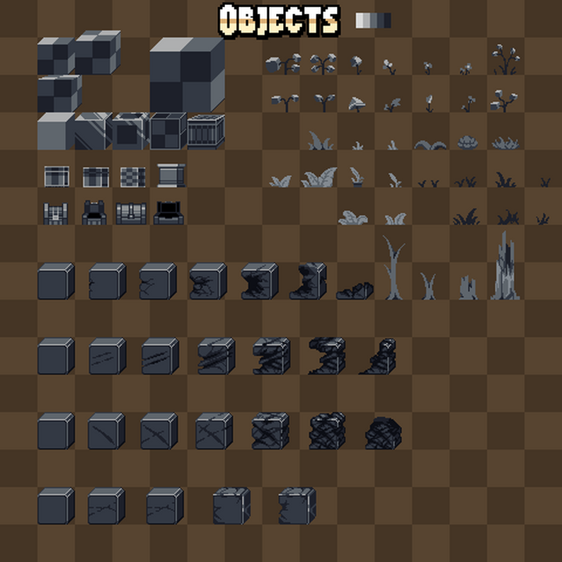 The Tileset Template for Platformers and TopDown by jasontomlee