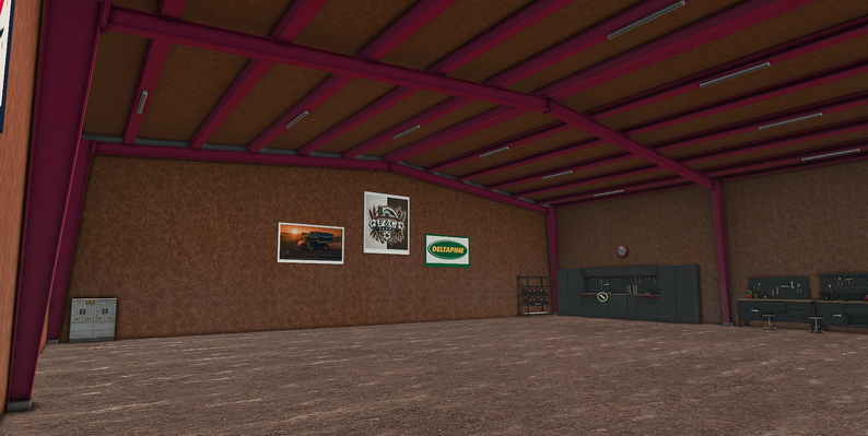 FS25 Field Rows Shop by FieldWise Modding