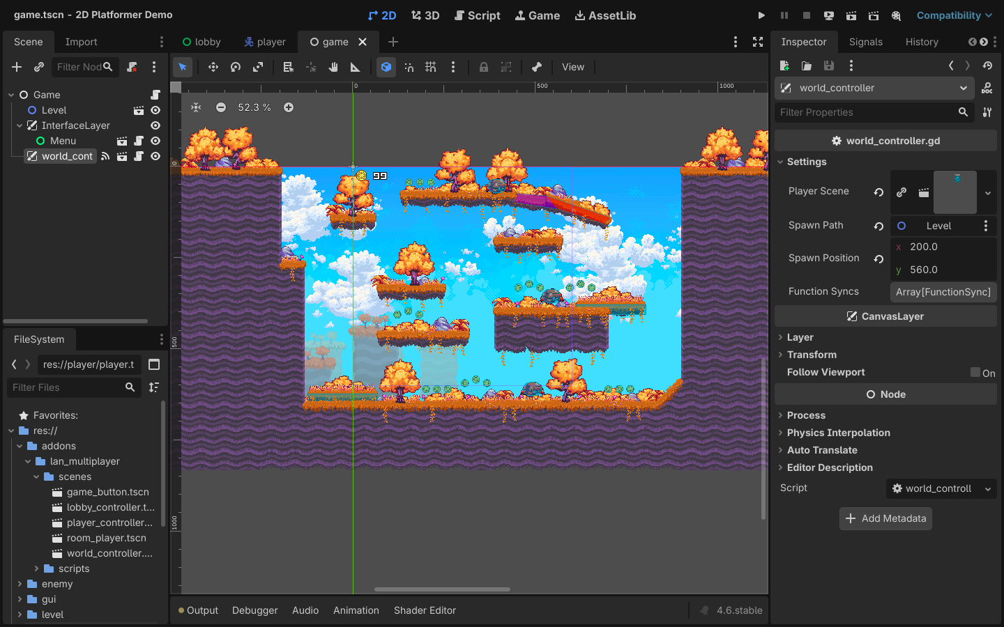 LAN Multiplayer Plugin for Godot 4 by ThunderLimited