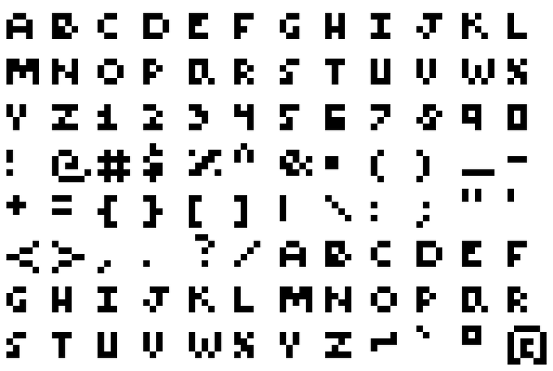 Pixel Font Pack - Micro | Tiny | Small (TTF + PNG) by tomboy-lover