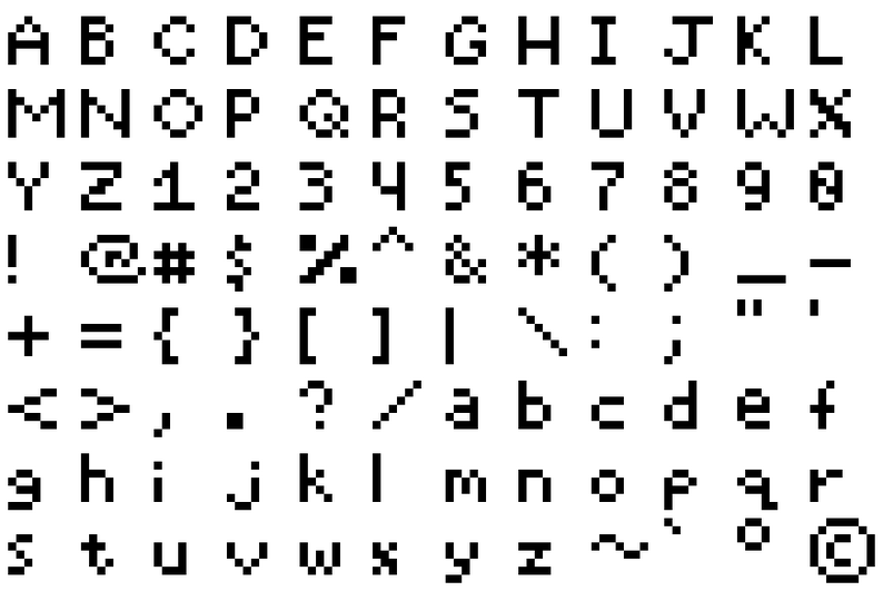 Pixel Font Pack - Micro | Tiny | Small (TTF + PNG) by tomboy-lover