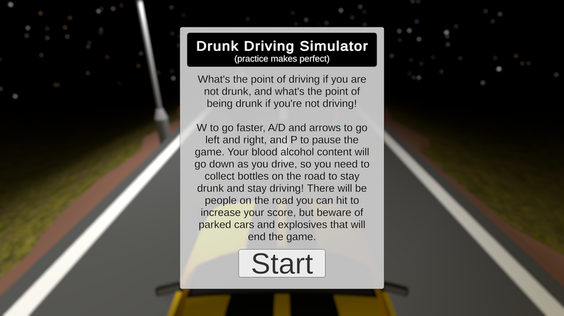 Drunk Driving Simulator by LipnodexStudio