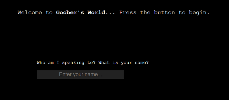 Goober's World by Goober