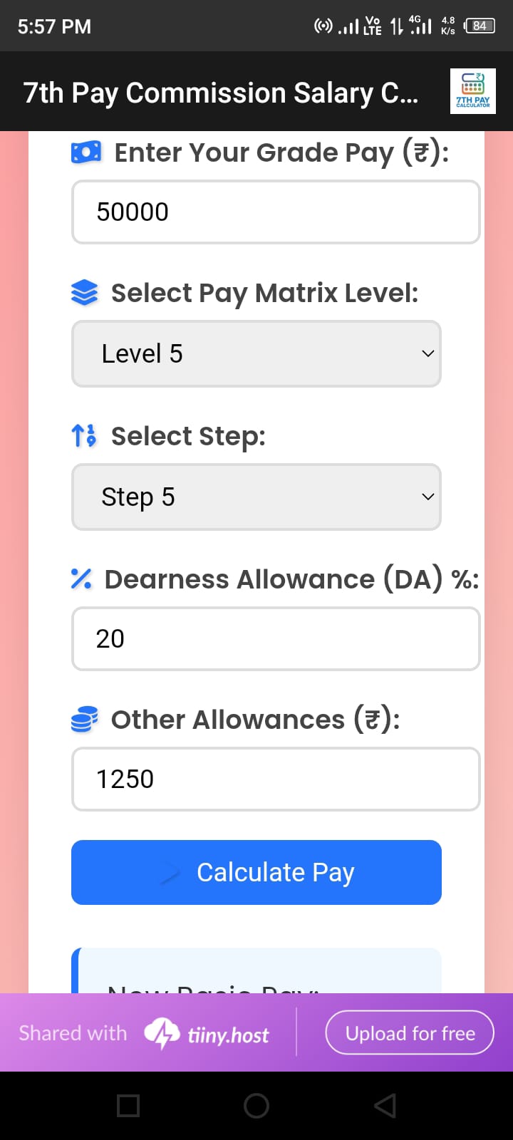 7th Pay Commission Salary Calculator by nizampk