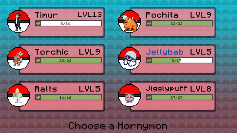 Hornymon: Libido (0.02 version) by timekss