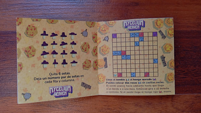 Mycelium Heaven mini puzzle book by 3DGoblinDev