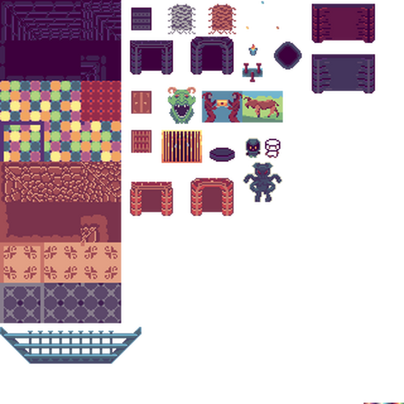 tomb of terror tile pack 32x32 by Horsten Vault