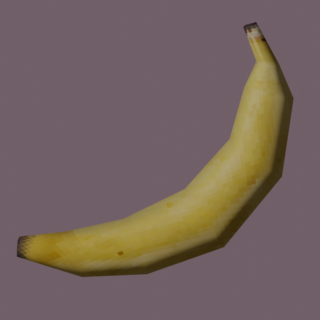 Low-Poly Banana by elv