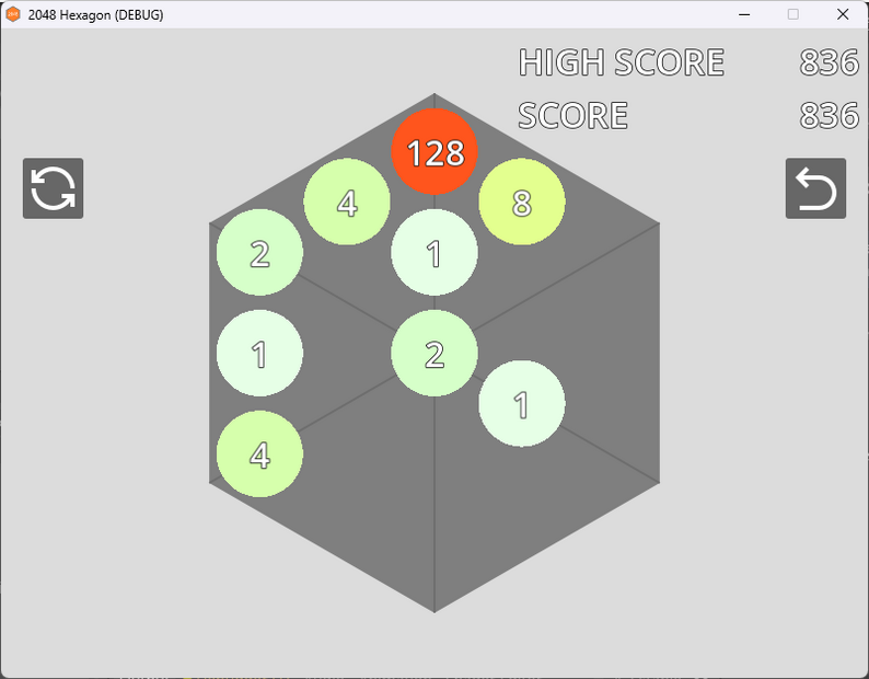 2048 Hexagon by heppocogne