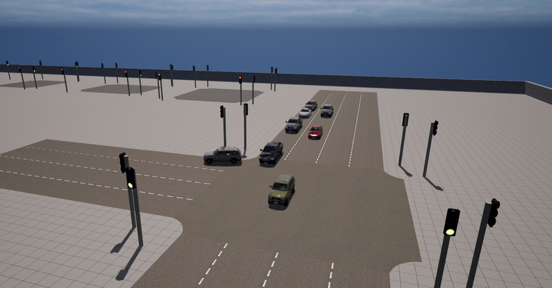 Unreal Engine Traffic System by Weapon Of Games