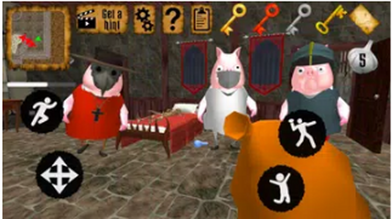 Piggy Doctor Neighbor Escape by Funny Creations