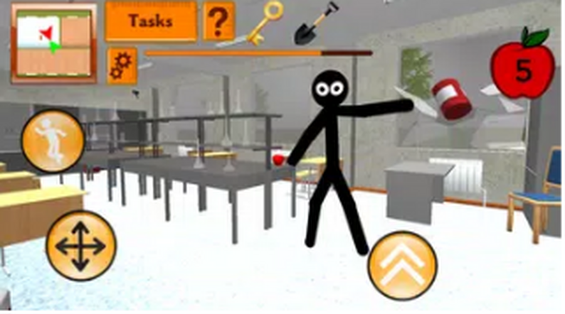 Stickman Teacher. Neighbor School Escape 3 by Funny Creations