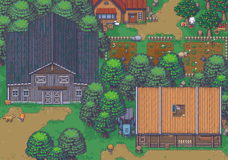 Modern Farm - RPG Tileset [16X16] by LimeZu