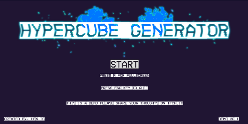HyperCube Generator by HeX_is
