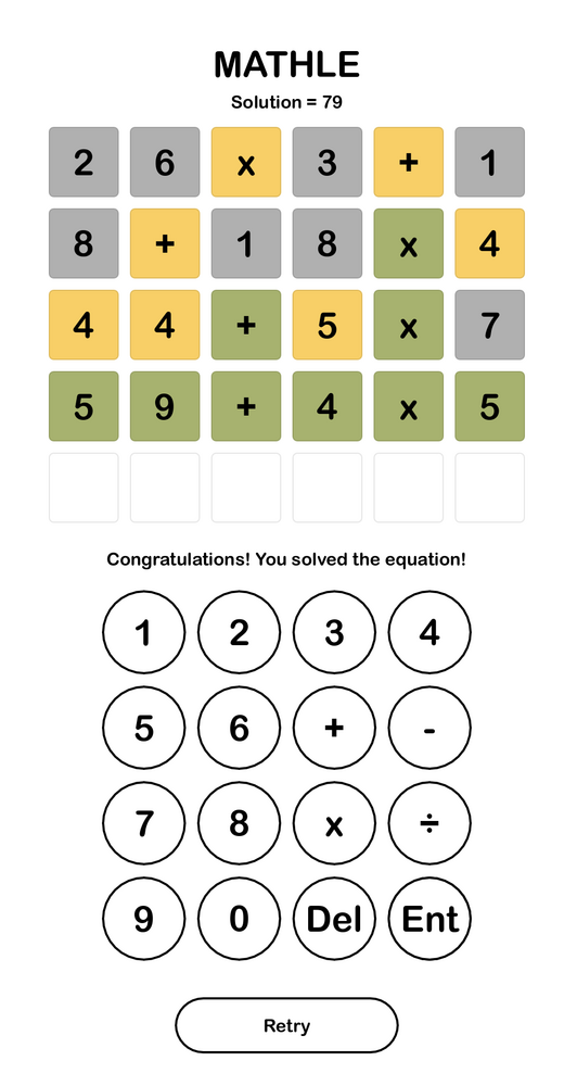 Mathle by KleverRobot