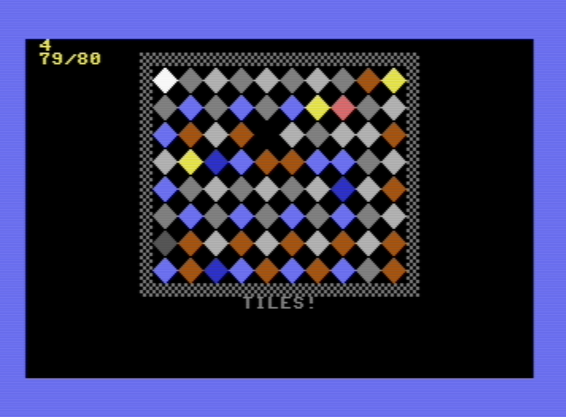 Tiles (C64) by Josip Retro Bits by BASIC 10Liner