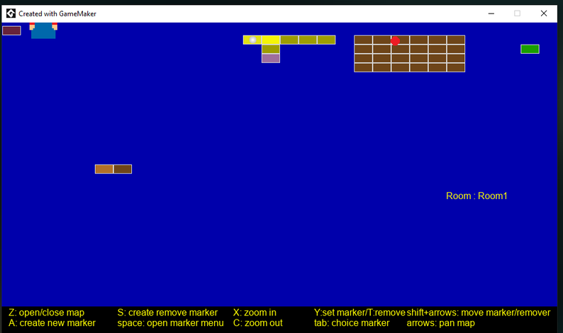 Game Maker Studio 2.3 - Metroidvania Map Template by RmlinAction