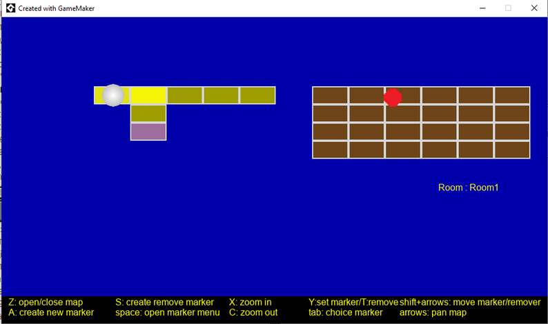 Game Maker Studio 2.3 - Metroidvania Map Template by RmlinAction