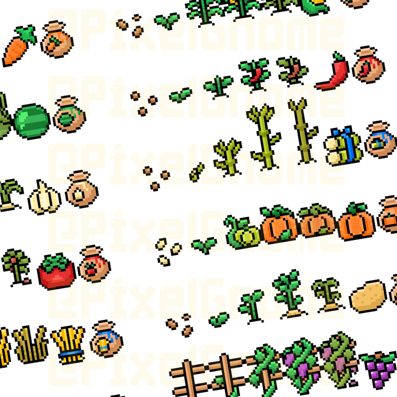 Pixel Gnome: Crop Pack by PixelGnome