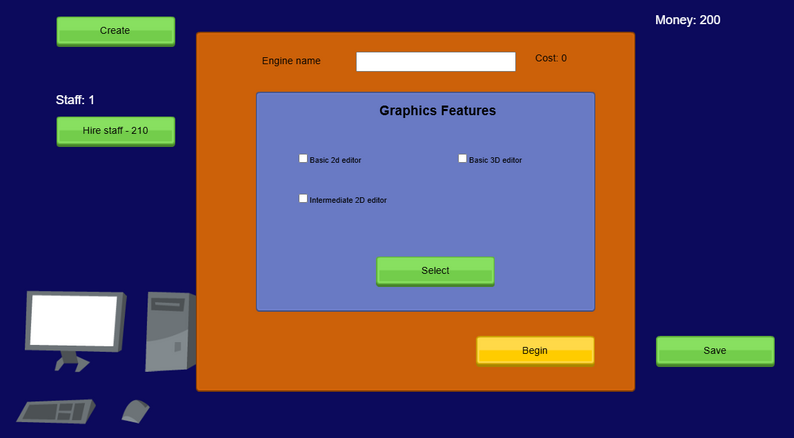 Game Engine Maker Simulator by Daggio