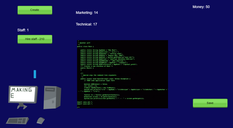 Game Engine Maker Simulator by Daggio