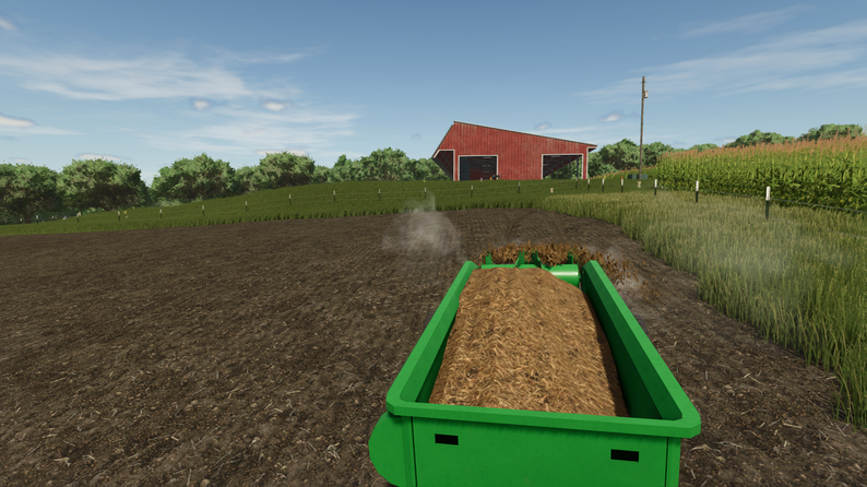 John Deere 34 Manure Spreader FS25 by Borrowed Parts Modding