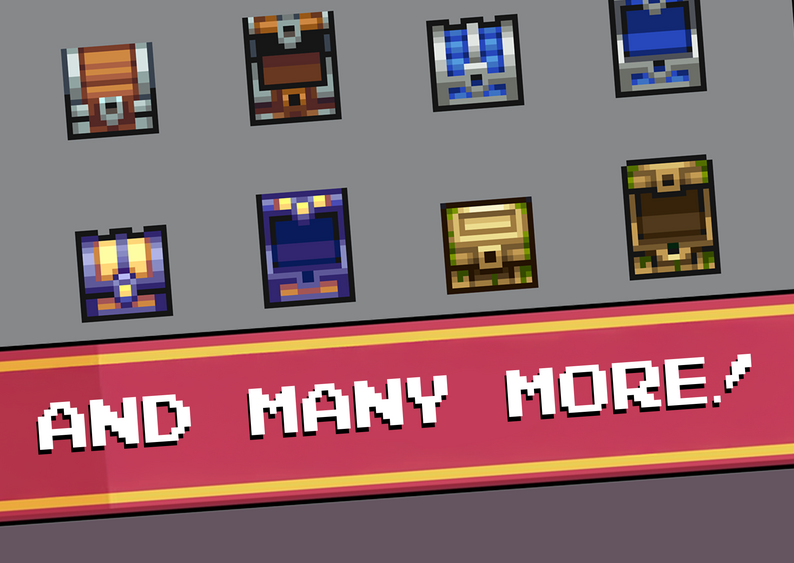 Pixel Art Chests by T1 Assets