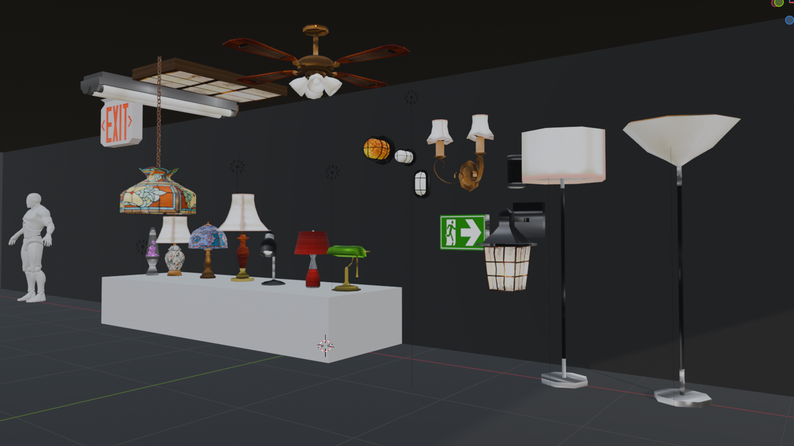 PSX Lighting Asset Pack by Ink Ribbon