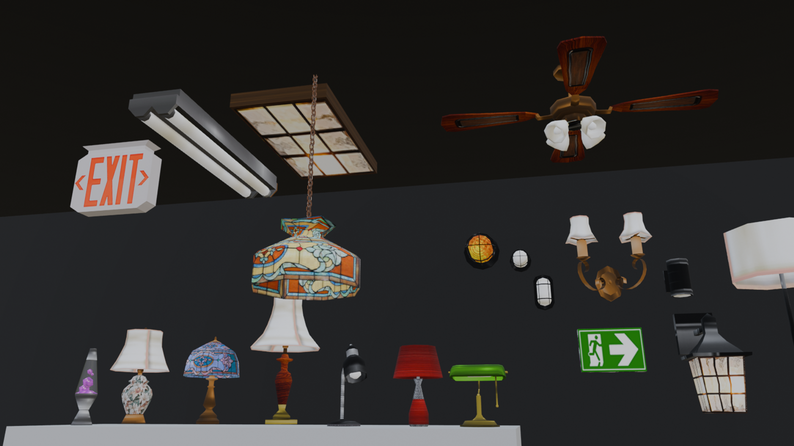 PSX Lighting Asset Pack by Ink Ribbon